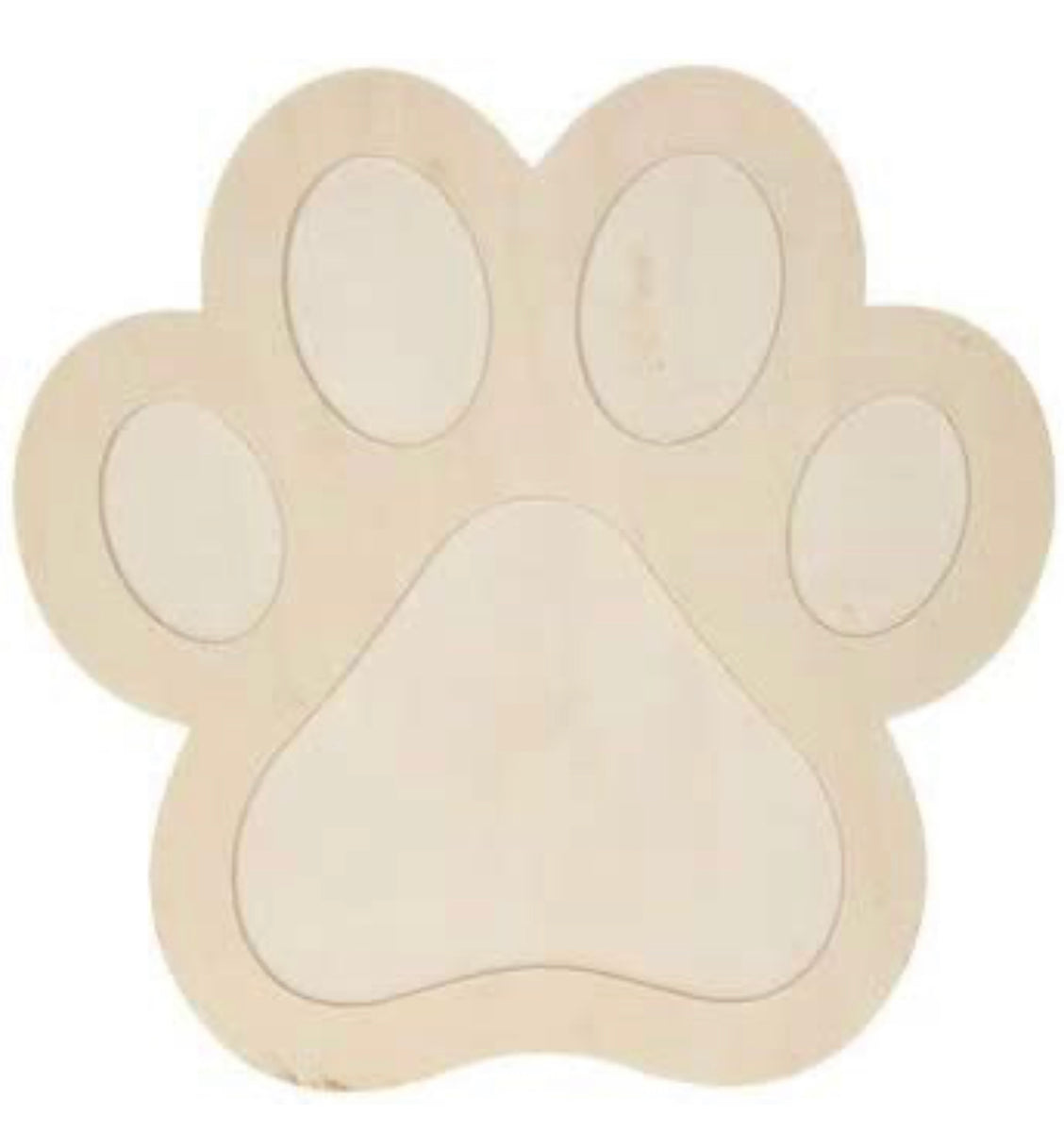 Custom Wood Paw Print – BeastModeArt